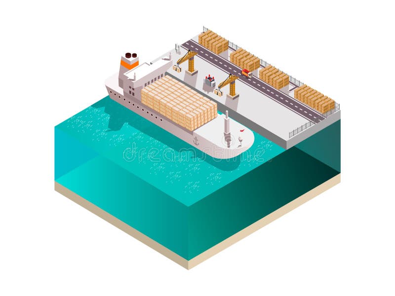 Shipyard Isometric Stock Illustrations – 220 Shipyard Isometric Stock ...