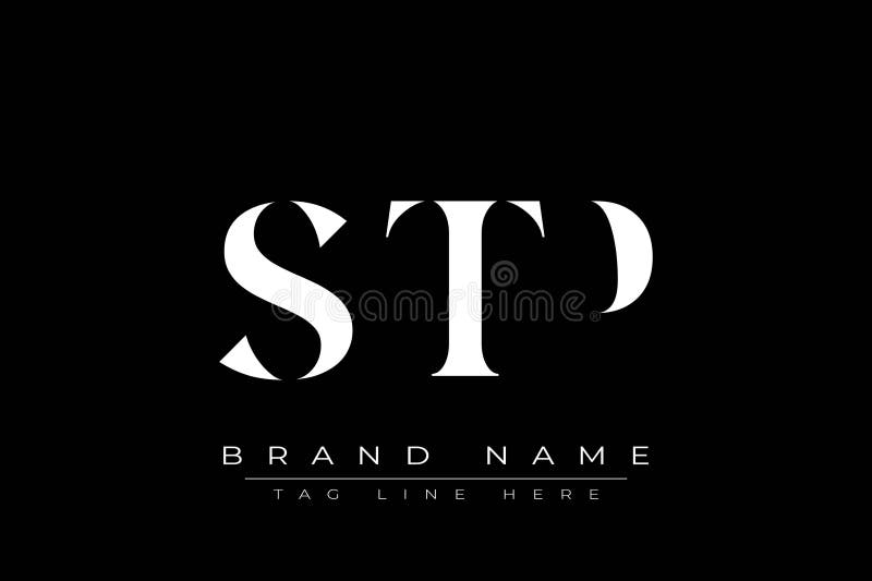 STP Abstract Letter Logo Design Stock Vector - Illustration of elegant ...