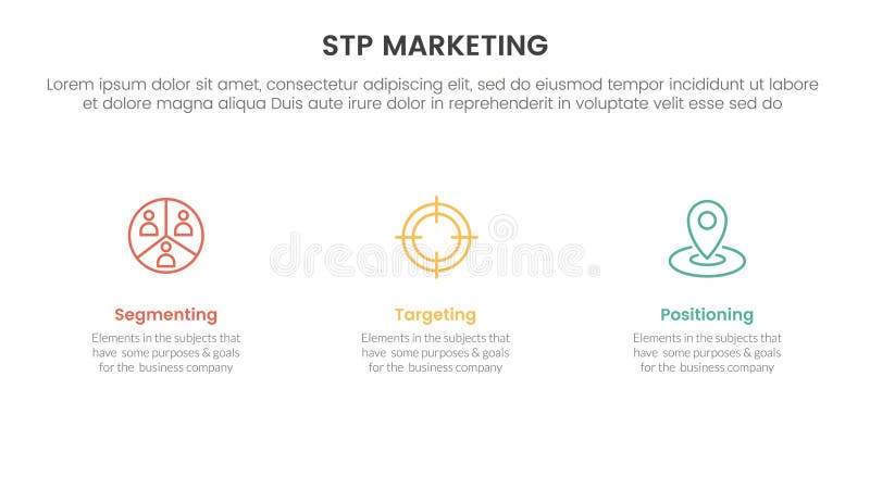 Stp Marketing Strategy Model for Segmentation Customer Infographic with ...