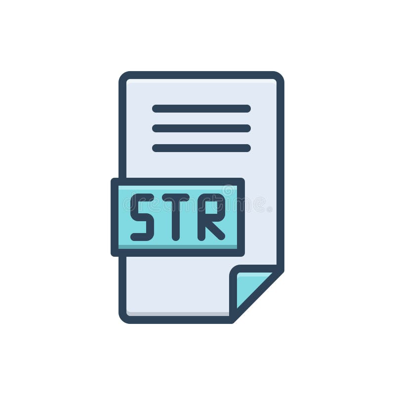 Color Illustration Icon for Str, File and Document Stock Illustration ...