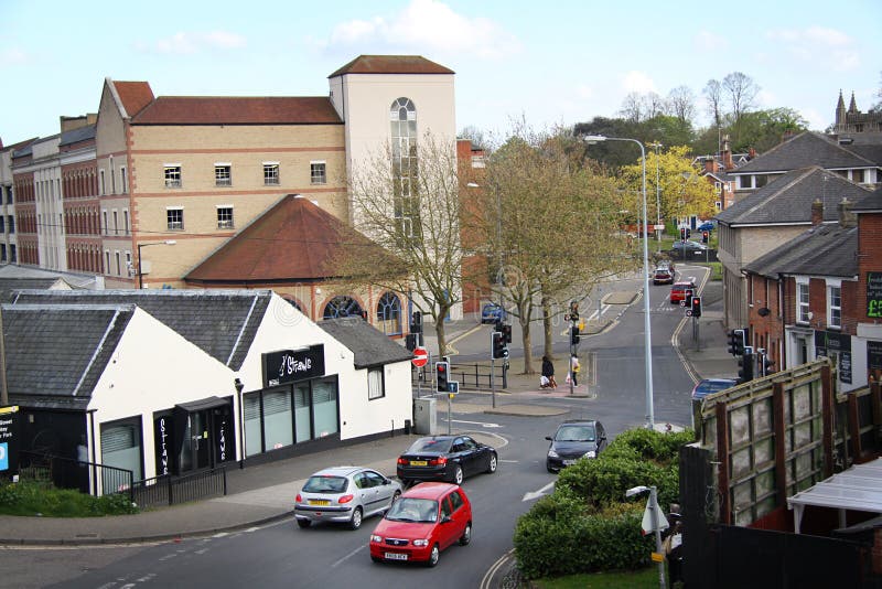 Lancaster, Verenigd Koninkrijk, Cheapside, De Main Shopping Street, En ...