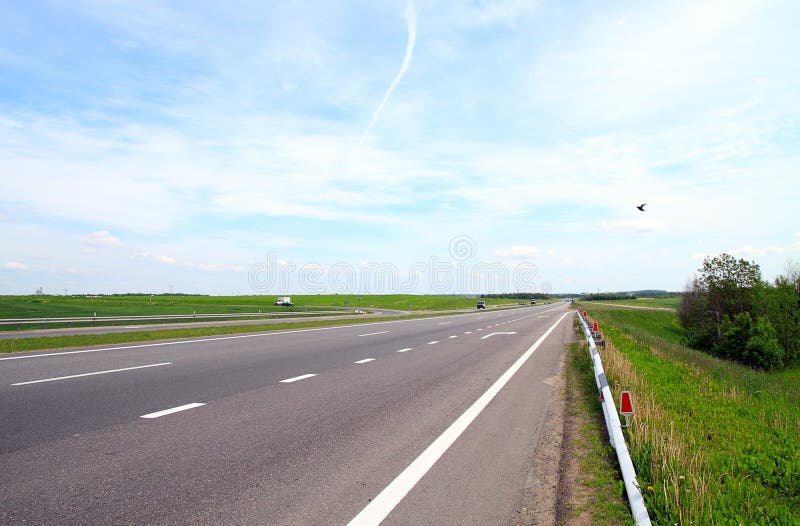 Strada stock image. Image of summer, country, clouds - 14550625
