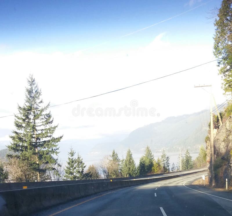 Strada Al Mare Sul MARE AL CIELO Fotografia Stock - Immagine di ...
