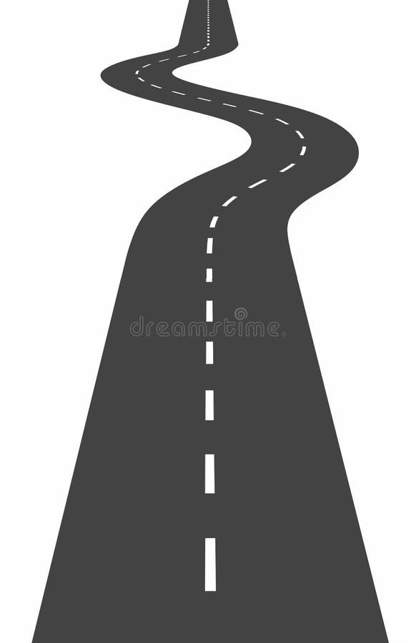 Strada curva illustrazione di stock. Illustrazione di vicolo - 31040947