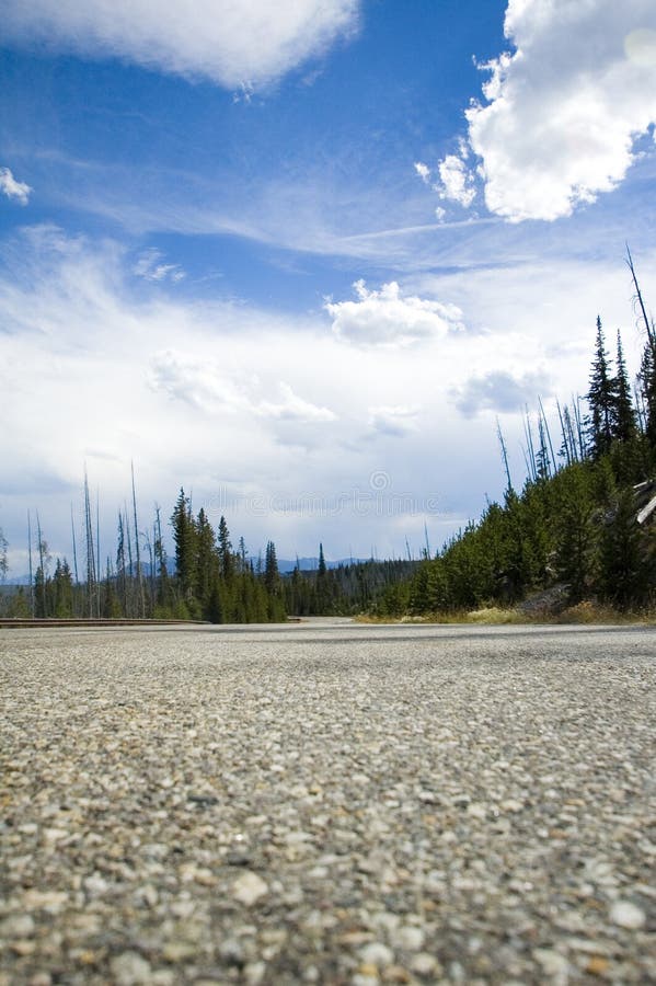 Strada di Montagna fotografia stock. Immagine di freddo - 5005724