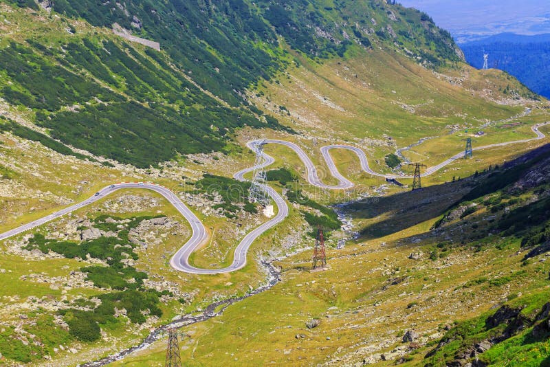 Transfagarasan Mountain Road Immagine Stock - Immagine di romania ...