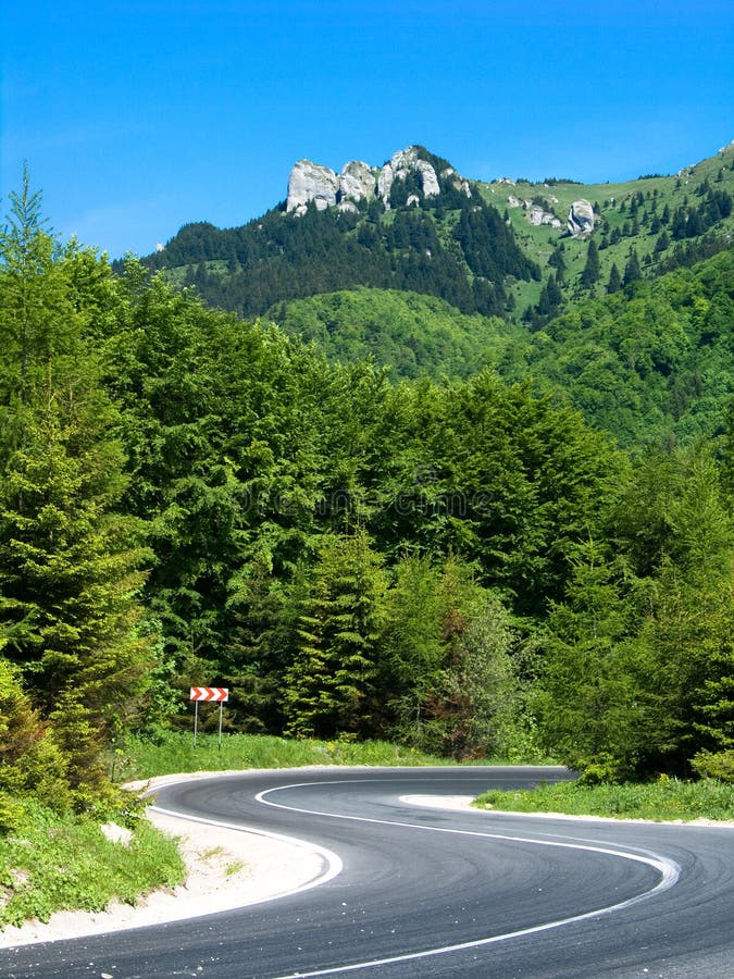 Strada Principale in Romania Immagine Stock - Immagine di superstrada ...