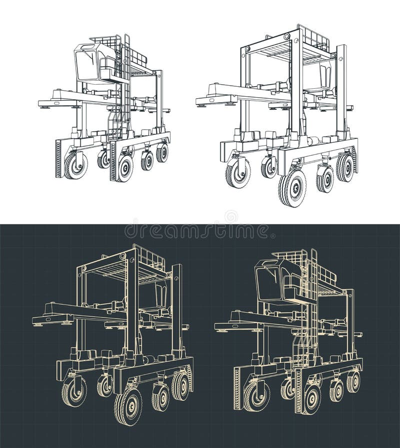 Straddle Carrier Stock Illustrations – 28 Straddle Carrier Stock ...
