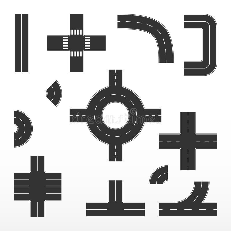 Strade Asfaltate Bivi, Strada Diritta Della Via, Strada Con I Sentieri ...