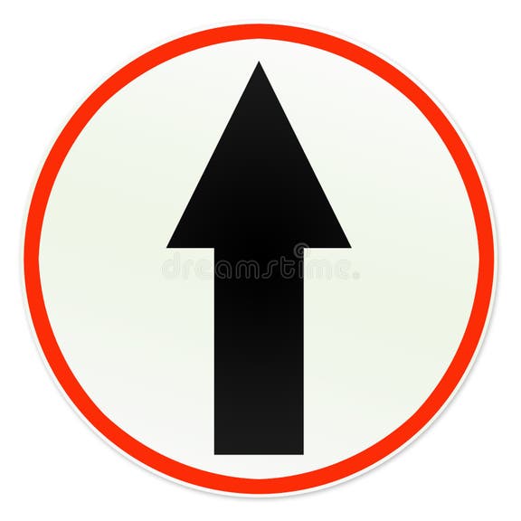 Straight Ahead Road Sign Stock Illustrations – 1,421 Straight Ahead ...