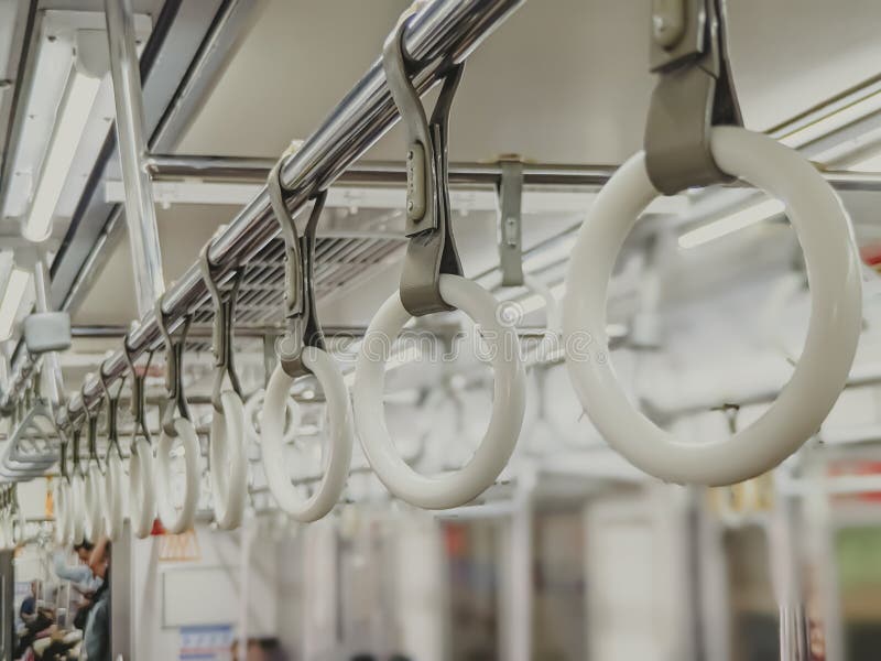 Straight Angle View and Selective Focus. White Circular Formed ...