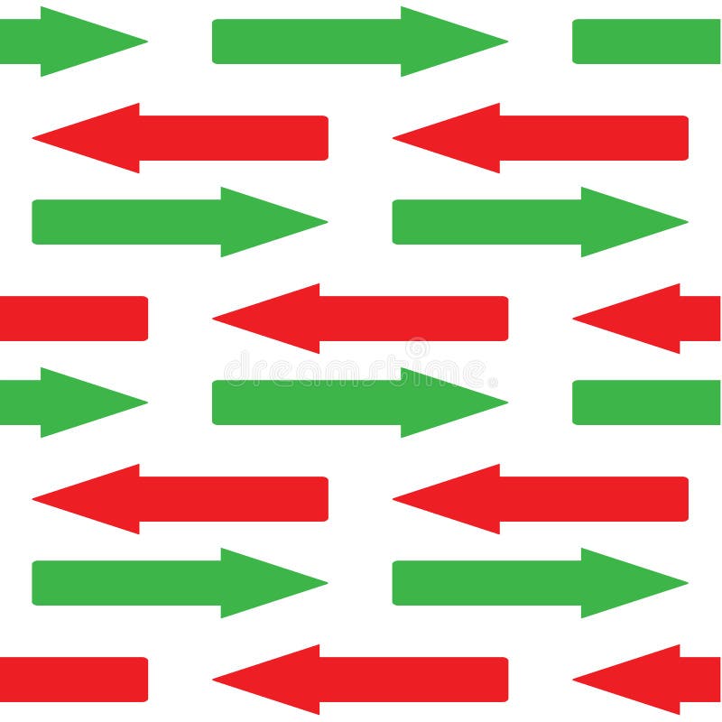 Straight arrows pattern stock vector. Illustration of swap - 53711315