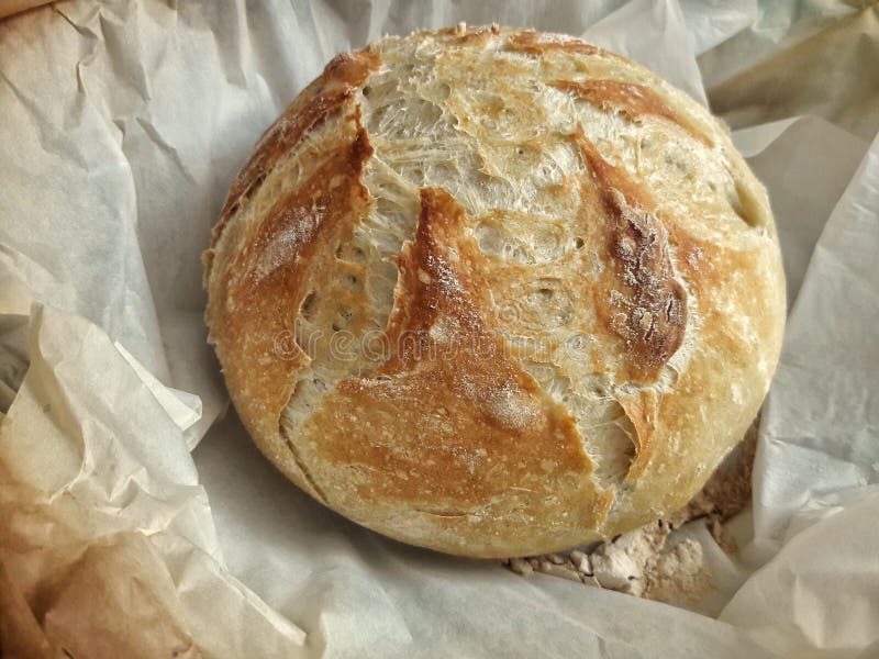 Straight Bread Overnight Baked Braised Stock Image - Image of straight ...