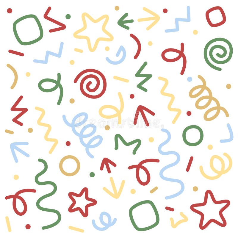 Straight or Curly Line Points in Particular Direction, Springs, Symbols ...