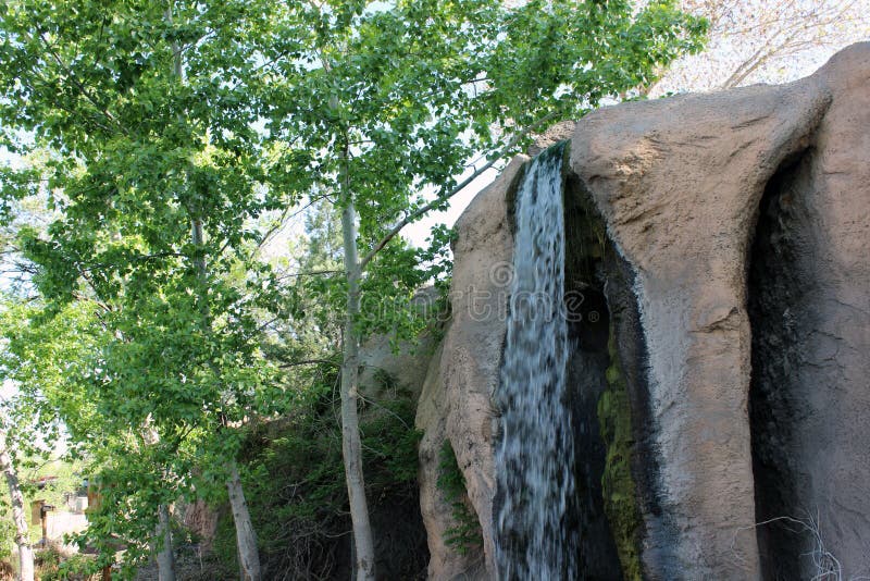 Straight Down Falls stock image. Image of landscape, nature - 90468779