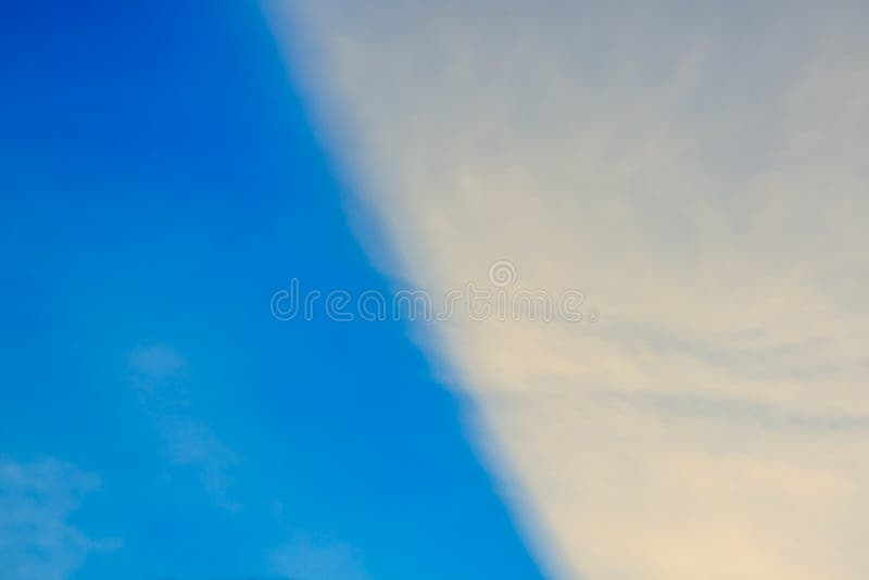Straight-edged Cloud, a Cloud with Two Very Straight Edges Stock Photo ...