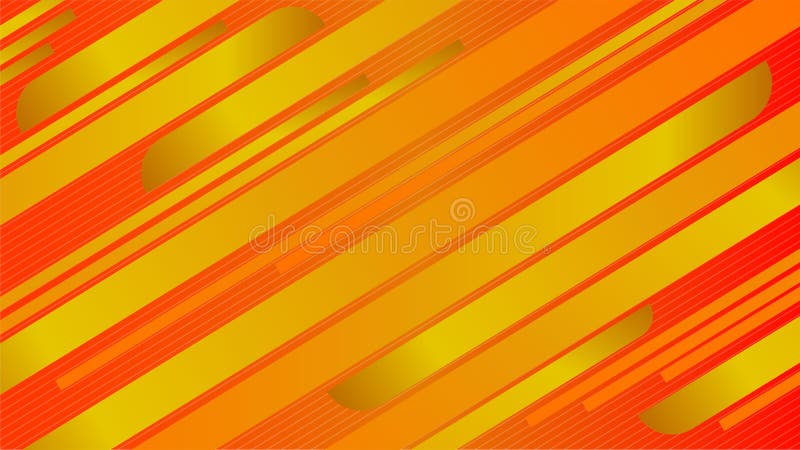 Straight Line Abstract Background with Orange Gradient Stock Vector ...