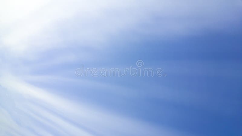 Straight Line Clouds As Sun Rays Stock Image - Image of eclispe ...