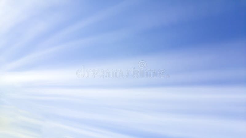 Straight Line Clouds As Sun Rays Stock Photo - Image of summer ...