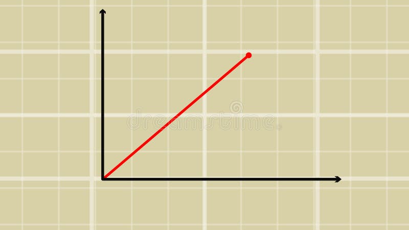 Straight-line Graph Concept Animation High Resolution. Stock ...
