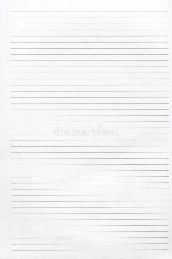 Straight Line White Page Paper, Can Be Background Wallpaper Stock Photo ...