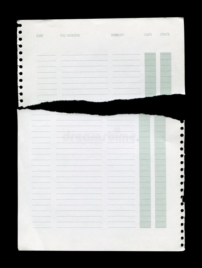 Torn paper stock image. Image of file, meeting, appointments - 18958817