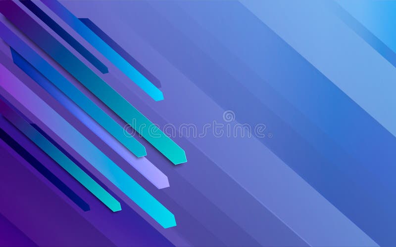 Straight Lines Abstract Vector Background. Blue Hi-tech Motion ...