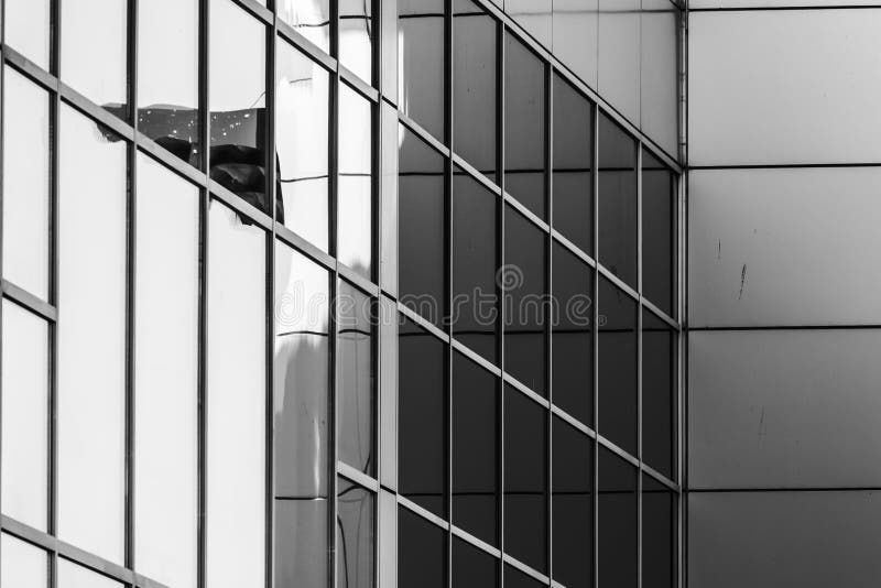 Straight Lines in Modern Architecture Stock Photo - Image of horizontal ...