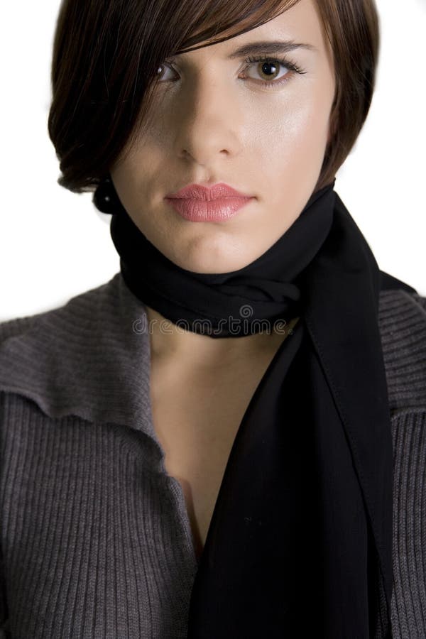 Straight look stock image. Image of style, cosmetics - 12470667