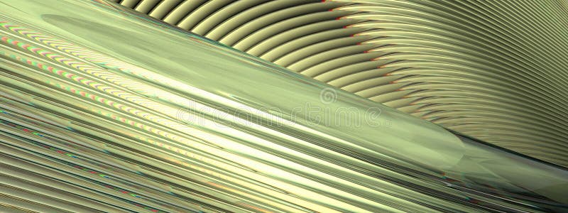 Straight Metal Line Green Elegant Modern 3D Rendering Image Background ...