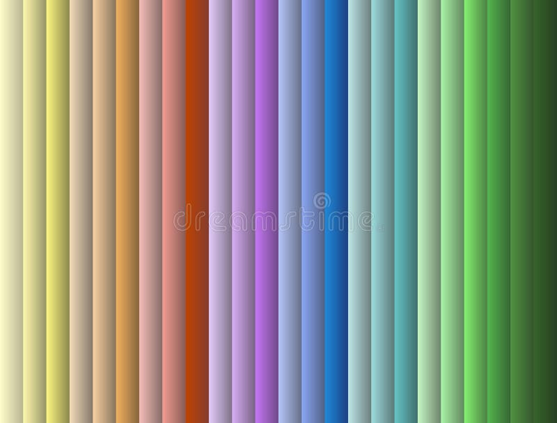 Straight Multicolored Shapes in a Gradient. Full Color Forms Stock ...