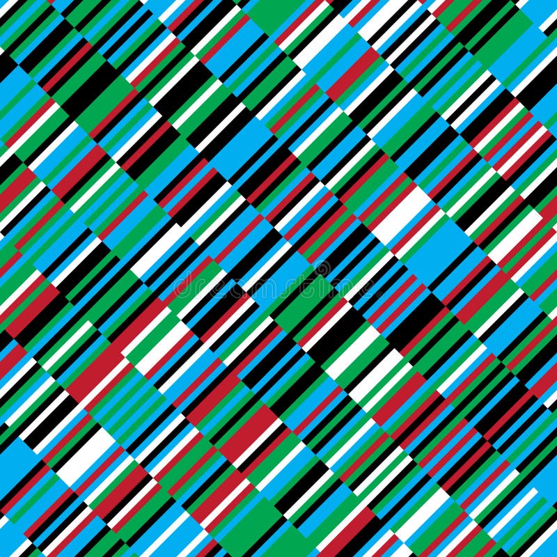 Straight Oblique Colored Segments (2) Stock Vector - Illustration of ...