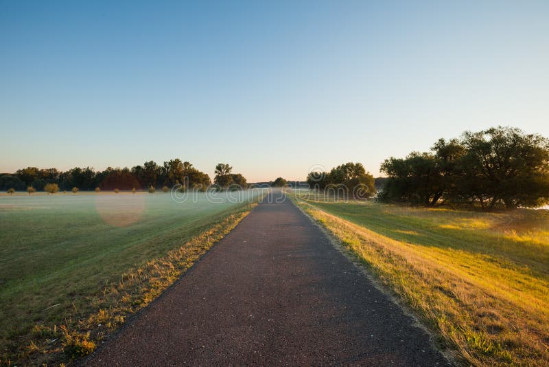 Straight path stock image. Image of backdrop, direction - 9324589