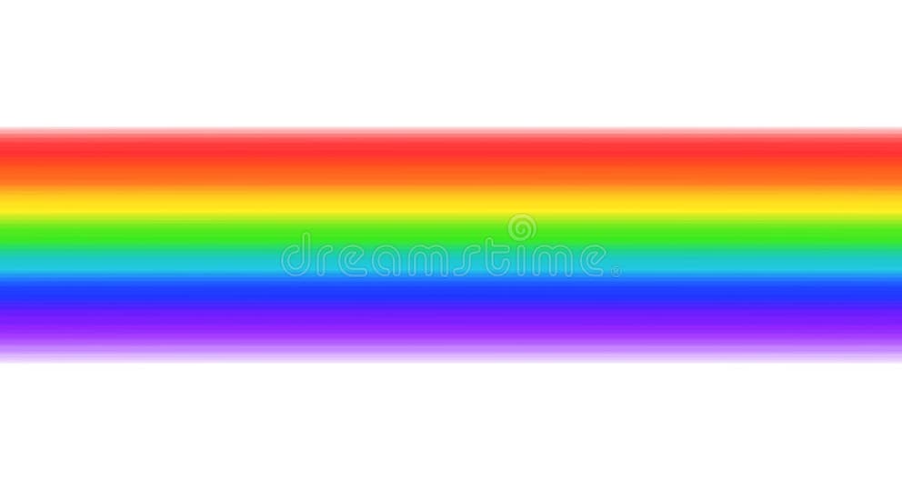 Straight Rainbow Pattern. Seven Colors Rainbow Stock Vector ...