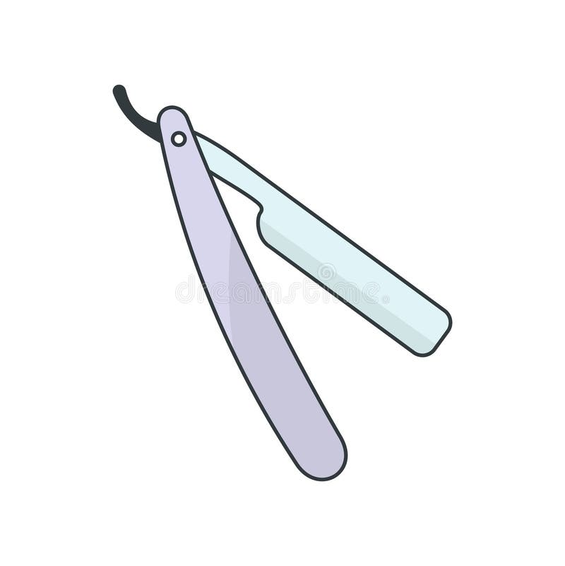 Traditional Straight Razor Drawing