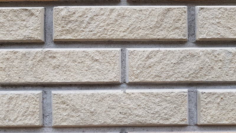Straight Rectangular Brick Textured Background. Bricks with Rough ...