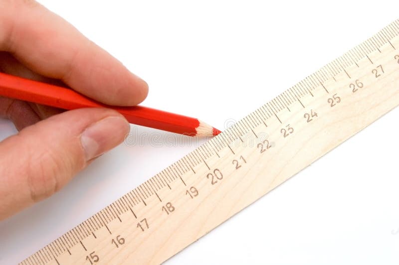 Straight red line stock image. Image of measuring, horizontal - 7250231