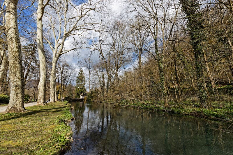 Straight river stock image. Image of liquids, flow, falls - 2913213