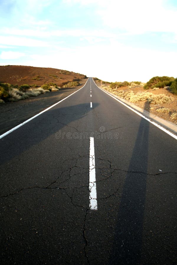 Straight road stock image. Image of haze, turn, line, drive - 2971057