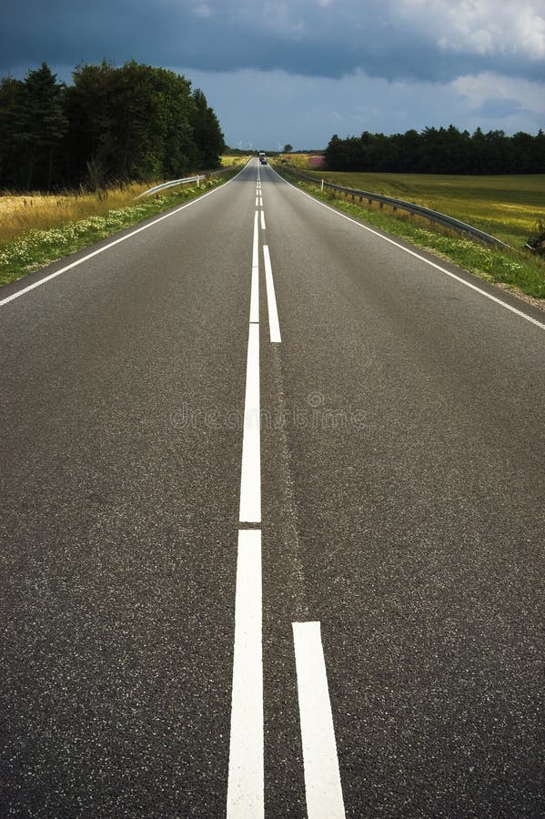 Straight road stock photo. Image of landscape, street - 2974960