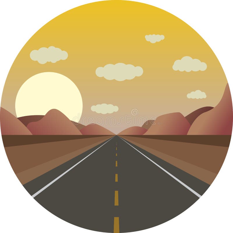 Straight Road Stock Illustrations – 10,967 Straight Road Stock ...