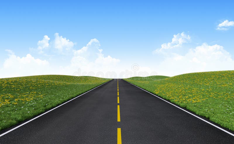 Straight Road Stock Illustrations – 6,134 Straight Road Stock ...