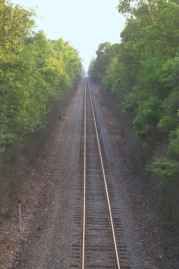 Straight Train Track