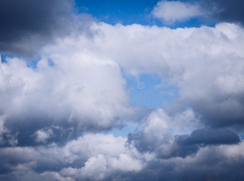 Straight View at the Clouds Stock Image - Image of storm, dusk: 267833319