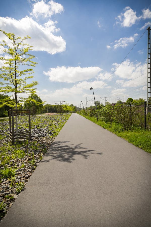 Straight Way To the Horizon Stock Photo - Image of landscape, park ...