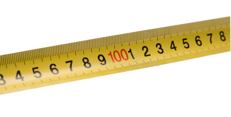 Straight yellow ruler stock image. Image of centimeter - 8234779