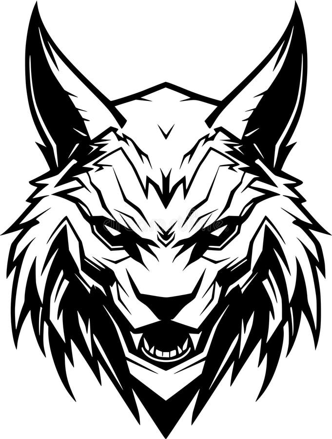 Lynx - Minimalist and Simple Silhouette - Vector Illustration Stock ...