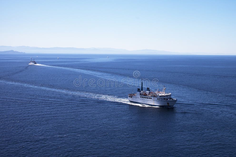 Strait of Bonifacio. stock image. Image of landmark, ripple - 37680279
