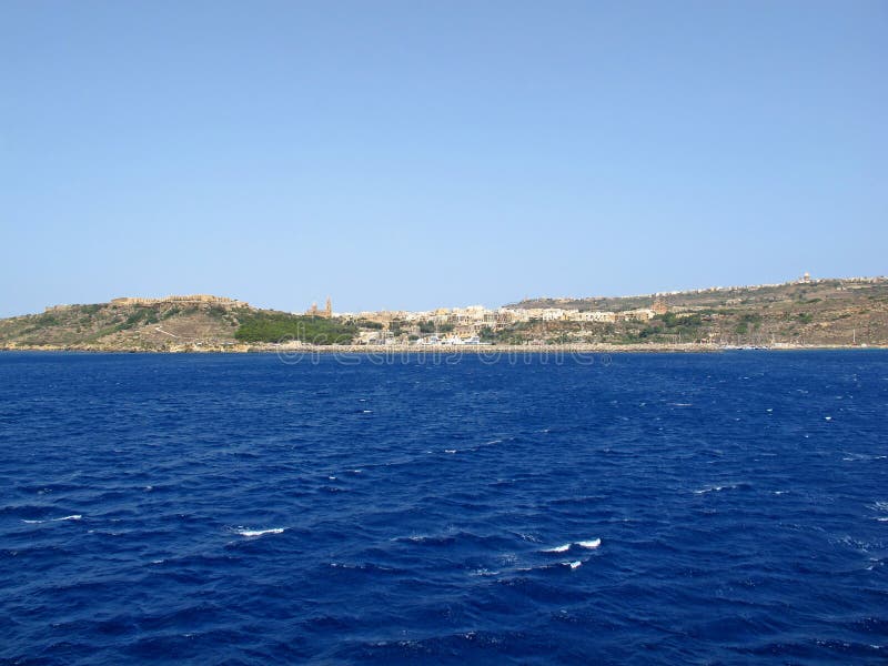 The Strait between Malta Island and Gozo Island Stock Image - Image of ...