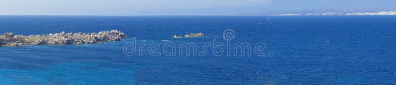 Straits of Bonifacio & Corsica Stock Image - Image of della, santa: 6062181